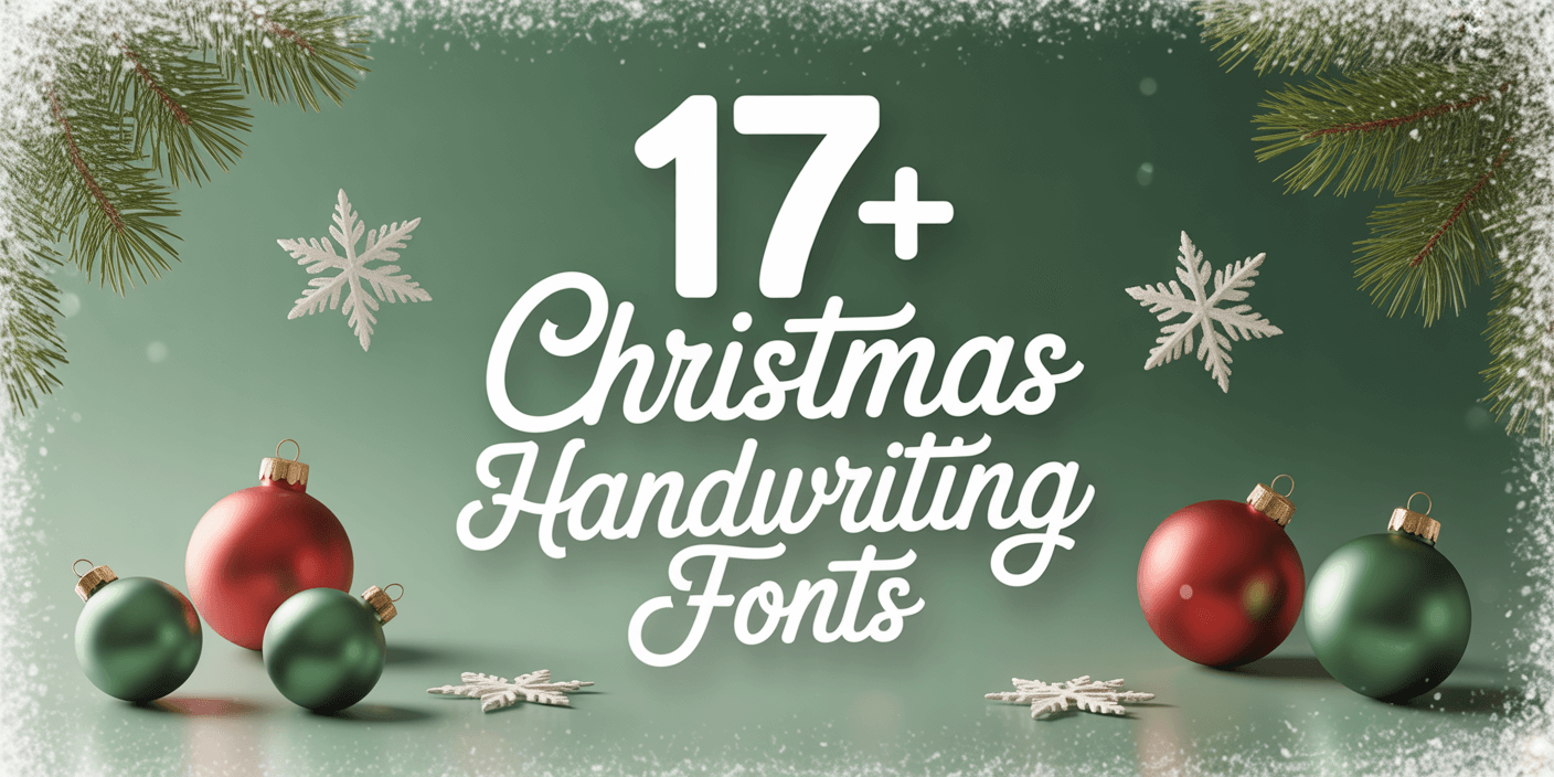 17 Best Christmas Handwriting Fonts for Aesthetic Holiday Branding 2026 ...